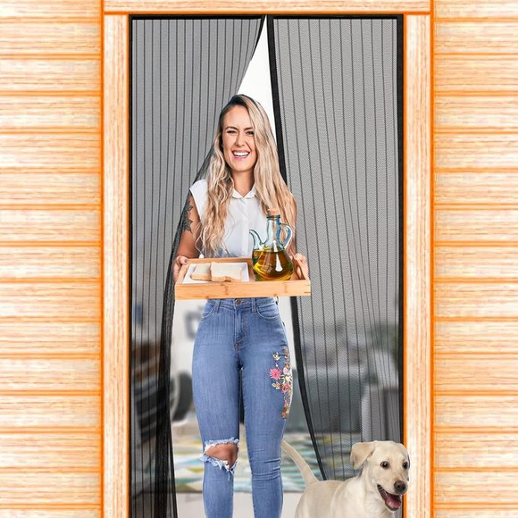 Other | Magnetic Screen Door Mesh Self Seeling Door Screen Magnatic ...